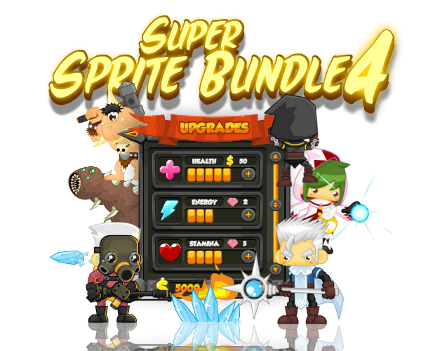 Super Sprite Bundle 5 - Royalty Free Game Art Collection